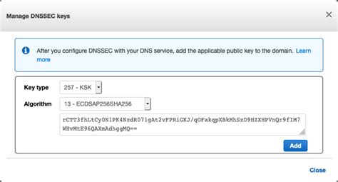 Configuring DNSSEC Signing And Validation With Amazon Route Networking Content Delivery
