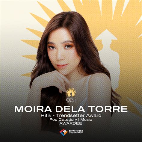 Cornerstone Congratulations Moira Dela Torre For Being A Recipient Of