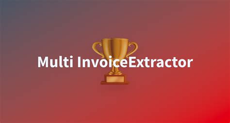 Multi Invoiceextractor A Hugging Face Space By Bharath967