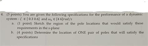 Solved This Is An Analysis And Control Of Linear Systems Chegg