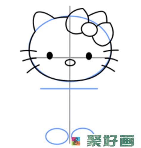 卡通了kitty简笔画 天马图吧