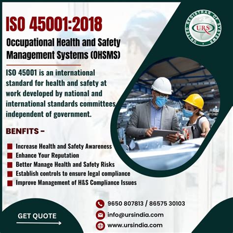 Iso 45001 Ohsms Urs Certification