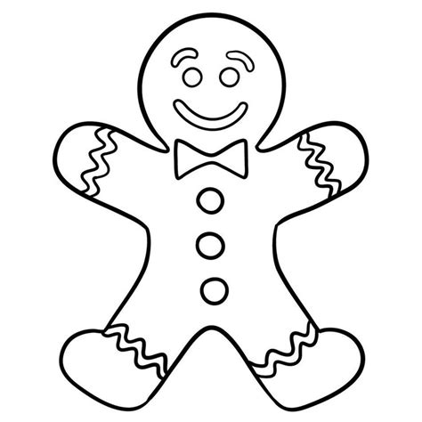 How To Draw A Gingerbread Man Easy Sketchok Easy Drawing Guides