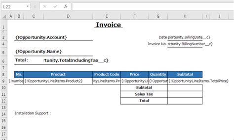 Generate An Excel File In Salesforce Using Office File Creator 1 Create A Template File
