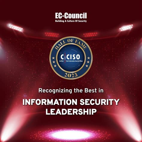 Informationsecurity Cybersecurity Ciso Leaders Ccisoprogram Cciso… Ec Council 24 Comments