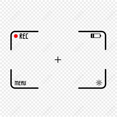 검은 사진 카메라 일러스트 테두리 기록 비디오 전기량 Png 일러스트 무료 다운로드 Lovepik