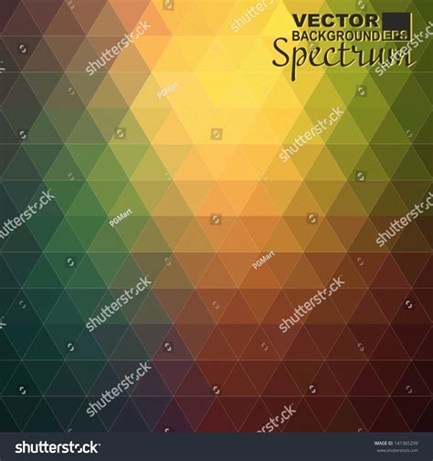 Pattern Geometric Shapes Flow Spectrum Effect Stock Vector Royalty Free 141365299 Shutterstock
