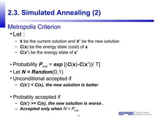 Heuristic Approach Optimization PPT