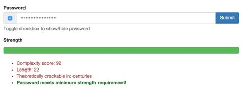 Sane Password Strength Validation For Django With Zxcvbn Scot Hacker