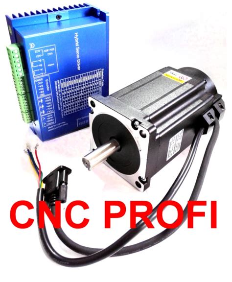 CNC PROFI Complete Set Servo Step Motor 4 0 Nm 6A Flange 86 Mm With Output Stage