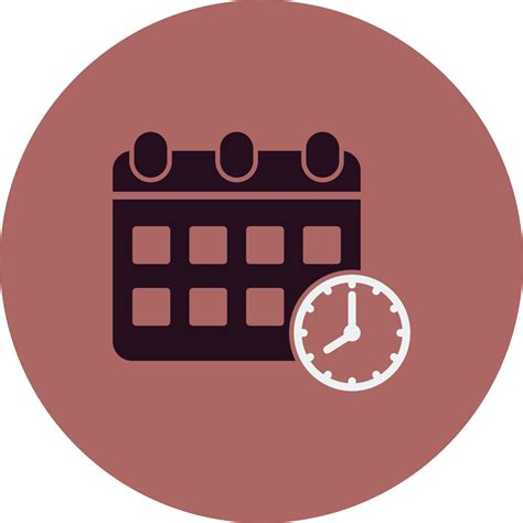 Date And Time Vector Icon Vector Art At Vecteezy