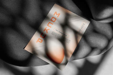 우아한 장면에서 포스터 모형 프리미엄 Psd 파일