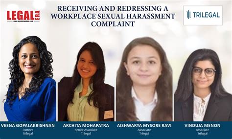 Receiving And Redressing A Workplace Sexual Harassment Complaint Legal 60
