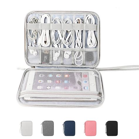 여행 휴대용 Usb 데이터 라인 와이어 오거나이저 케이블 보관 가방 방수 충전기 헤드폰 아이패드 보관 가방 여행 오거나이저
