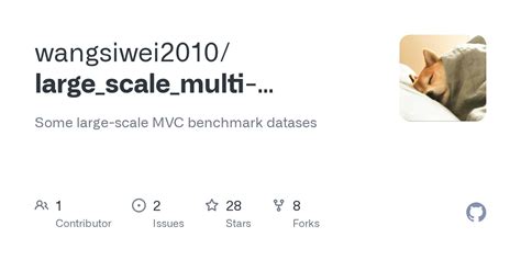 Github Wangsiwei2010largescalemulti Viewclusteringdatasets Some Large Scale Mvc