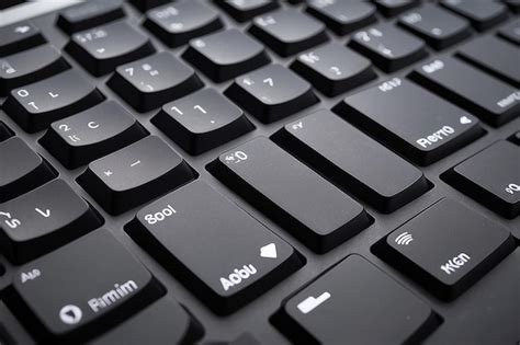 Premium Photo Laptop Keyboard Computer Isolated Black Key Button Board For Digital Pc