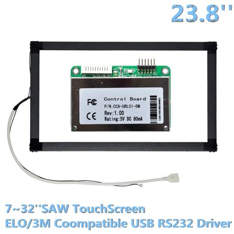 Digital Screen 238 Saw Touch Screen Panels Usb Rs232 Keetouch Overlay