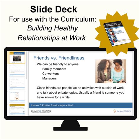 Slide Deck Building Healthy Relationships At Work Elevatus Training