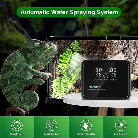 Water Timers Intelligent Fogger Terrariums Humidifier Electronic Timer Automatic Mist Rainforest