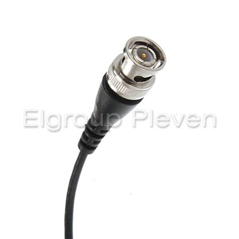 Bnc конектор с кримпнат кабел импеданс 75Ω Cctv Konektor