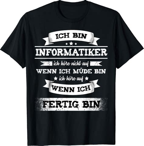 informatiker geschenk mann programmierer informatikerin t shirt