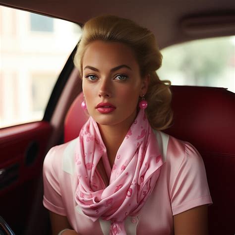 Premium Ai Image Margot Robbie As Barbie Doll Realistic Movie