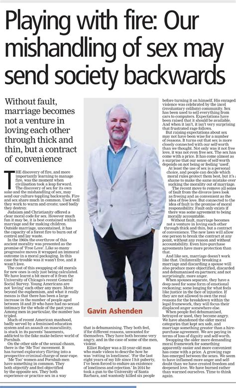 Secular Sex And Marriage An Exercise In Objectification And De Humanising Gavin Ashenden