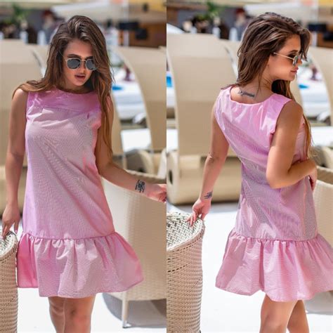 Купити Літню сукню в полоску за низькою ціною в Одесі від компанії Allyouneed жіночий та