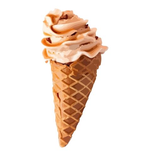 Icona De Cone De Copo De Leite De Sorvete Logotipo Sinal Símbolo Menu