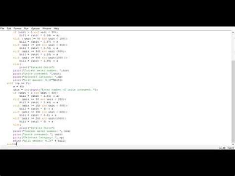 Python Program To Calculate Electricity Bill Using If Statement