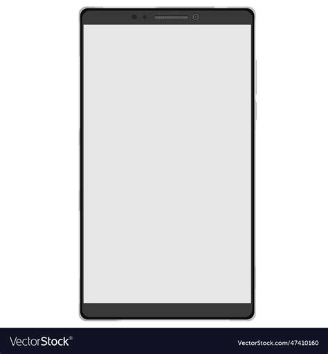 Cell Phone Smartphone Screen Frame Front View Vector Image