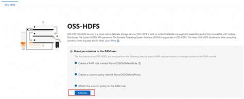 Enable Oss Hdfs Object Storage Service Alibaba Cloud Documentation