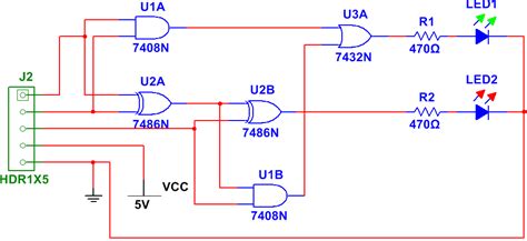 Full Adder Circuit With Ic Circuit Diagram