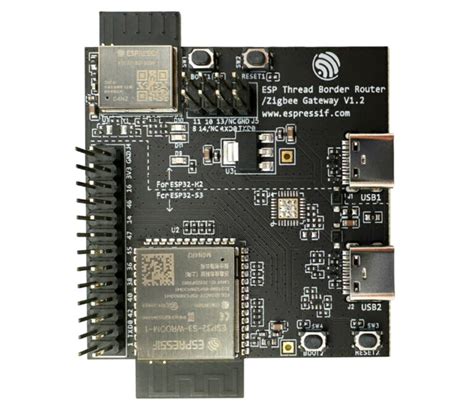 บอร์ด Espressif Esp Thread Border Router ที่รวมชิป Esp32 H2 และ Esp32