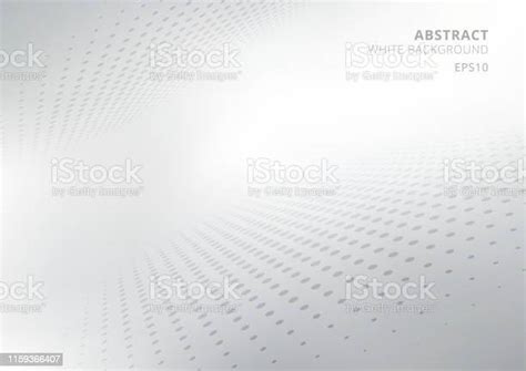 곡선과 하프 톤 스타일 우아한 추상 흰색과 회색 그라데이션 원근 배경 보고서 및 프로젝트 프레젠테이션 템플릿을 위한 현대적인 디자인 회색에 대한 스톡 벡터 아트 및 기타