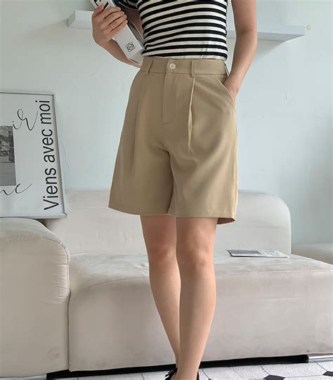 브이루아 Made 폭탄세일👍 신상 핏이 Good💖 칼리스 버뮤다 5부 봄여름가을 반바지 ★ 백화점 퀄리티 와이드슬랙스 와이드팬츠 정장반바지 캐쥬얼반바지 하객