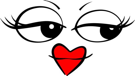 Clipart Seductive Female Smiley Face