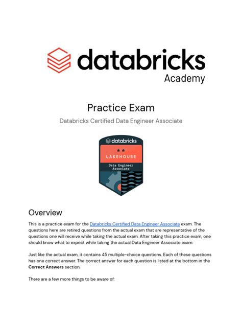Practiceexam Dataengineerassociate Pdf Databases Apache Spark