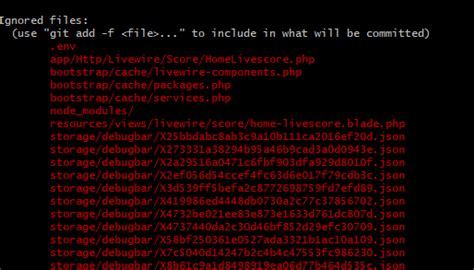 Git Ignoring Folder App And Resources From My Laravel Stack Overflow
