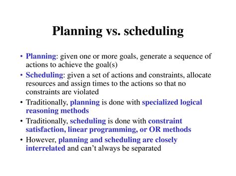 ppt practical planning scheduling and hierarchical task networks