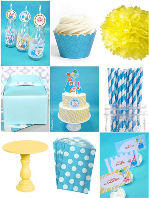 Blue And Yellow Penguin Birthday Party Ideas Party Ideas Party