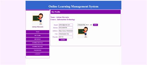 Learning Management System Project In With Source Code