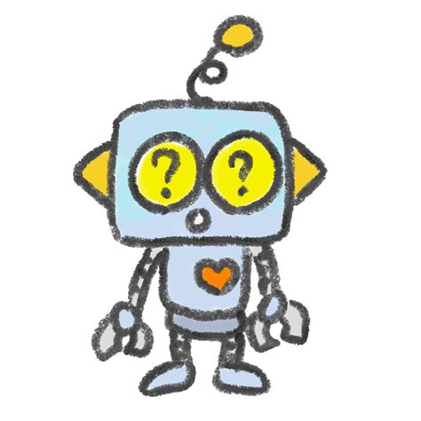 全然言ってることが理解できないロボット ゆるくてかわいい無料イラスト素材屋ぴよたそ