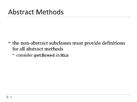 Inheritance Part 4 Abstract Classes 1 Abstract Classes