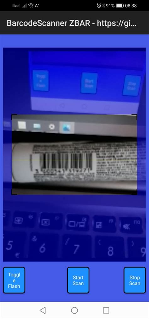 1d And 2d Barcode Scanner With Zbar Another Barcode Scanner That Is 100 Embedded In B4a