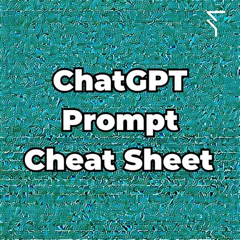 Chatgpt Prompt Cheat Sheet The Ultimate Guide To Writing Etsy Uk