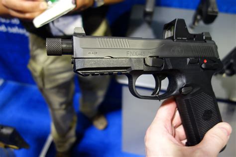 Fn Fnx 45 Tactical 45 Acp Polymer Framed Combat Tactical Pistol With Trijicon Rmr Ruggedized