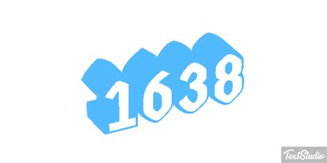 1638 Number Animated  Logo Designs