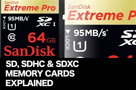 SD SDHC And SDXC Memory Cards Explained F Stop Lounge