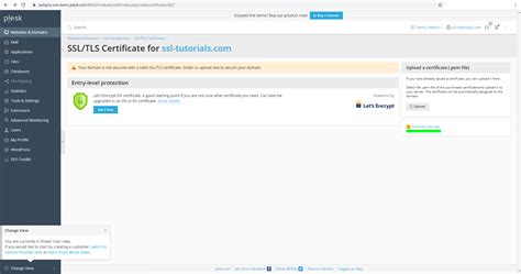 How To Install An Ssl Certificate On Plesk 12 Helpdesk